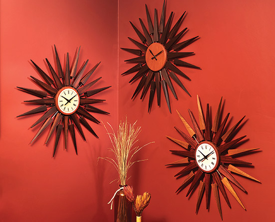 Sunburst Wall Clock | Woodworking Project | Woodsmith Plans