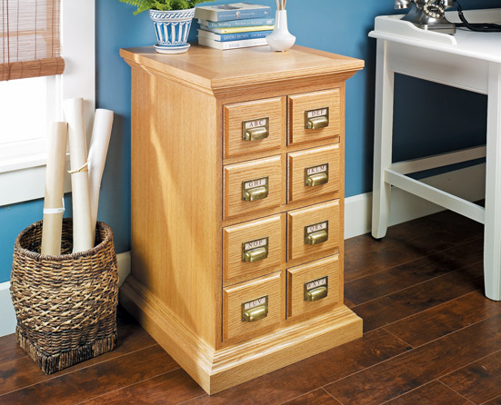 File Storage Cabinet | Woodworking Project | Woodsmith Plans