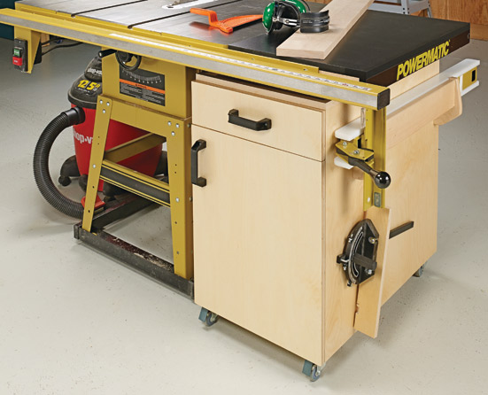 Table Saw Storage Cart | Woodworking Project | Woodsmith Plans