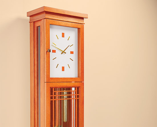 Prairie-Style Tall Clock | Woodworking Project | Woodsmith Plans