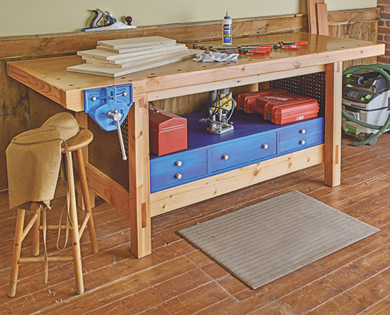 Sturdy DIY Workbench | Woodworking Project | Woodsmith Plans