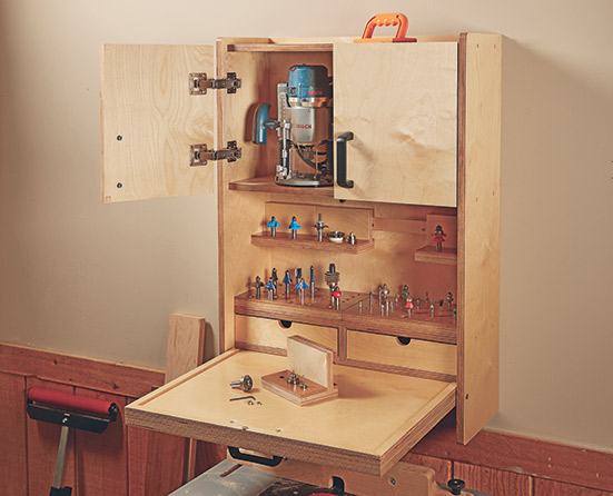 Router Cabinet | Woodworking Project | Woodsmith Plans