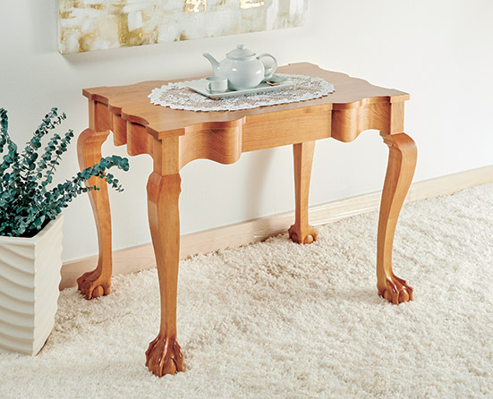 Newport Tea Table | Woodworking Project | Woodsmith Plans